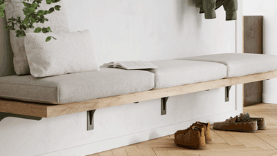 Floating Bench Brackets | IronSupports.com