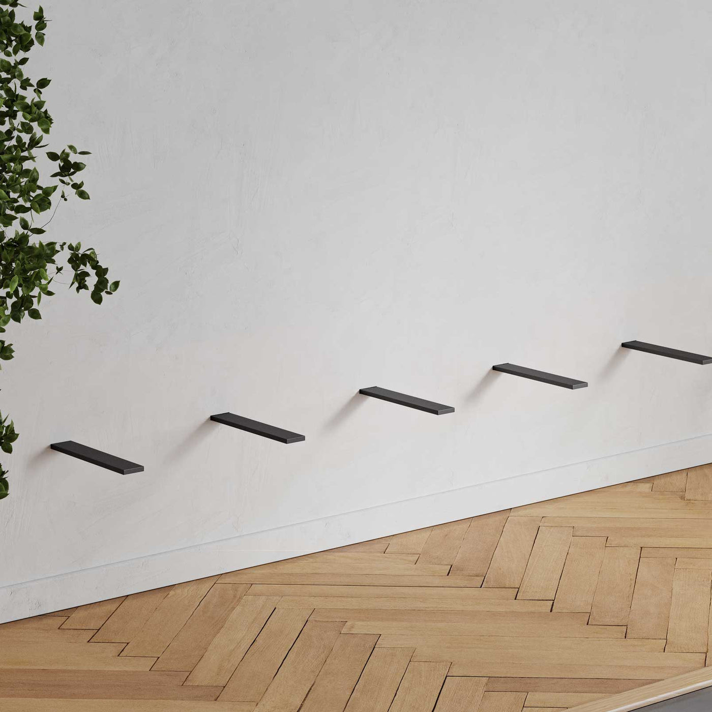 Hidden Stud-Mounted Floating Bench Bracket – Concealed Support