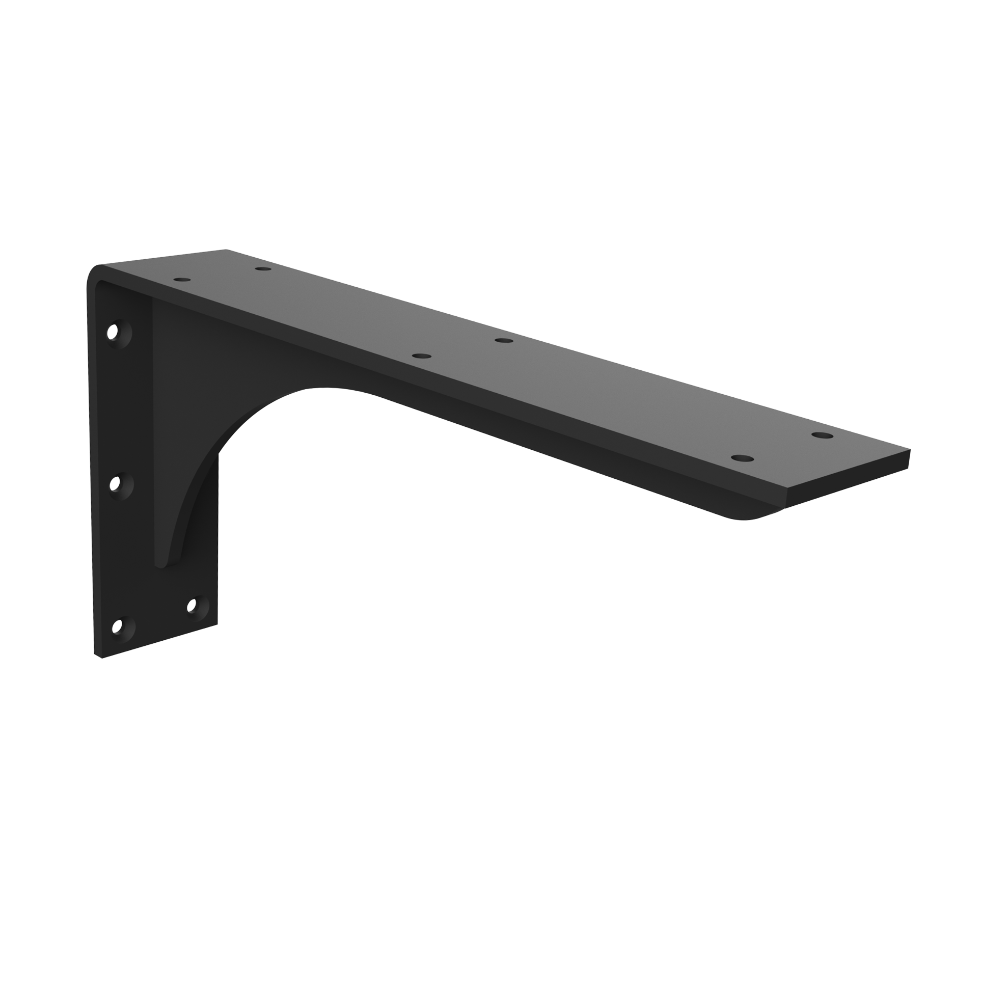 Heavy Duty Floating Bench Bracket | IronSupports.com - Iron Supports