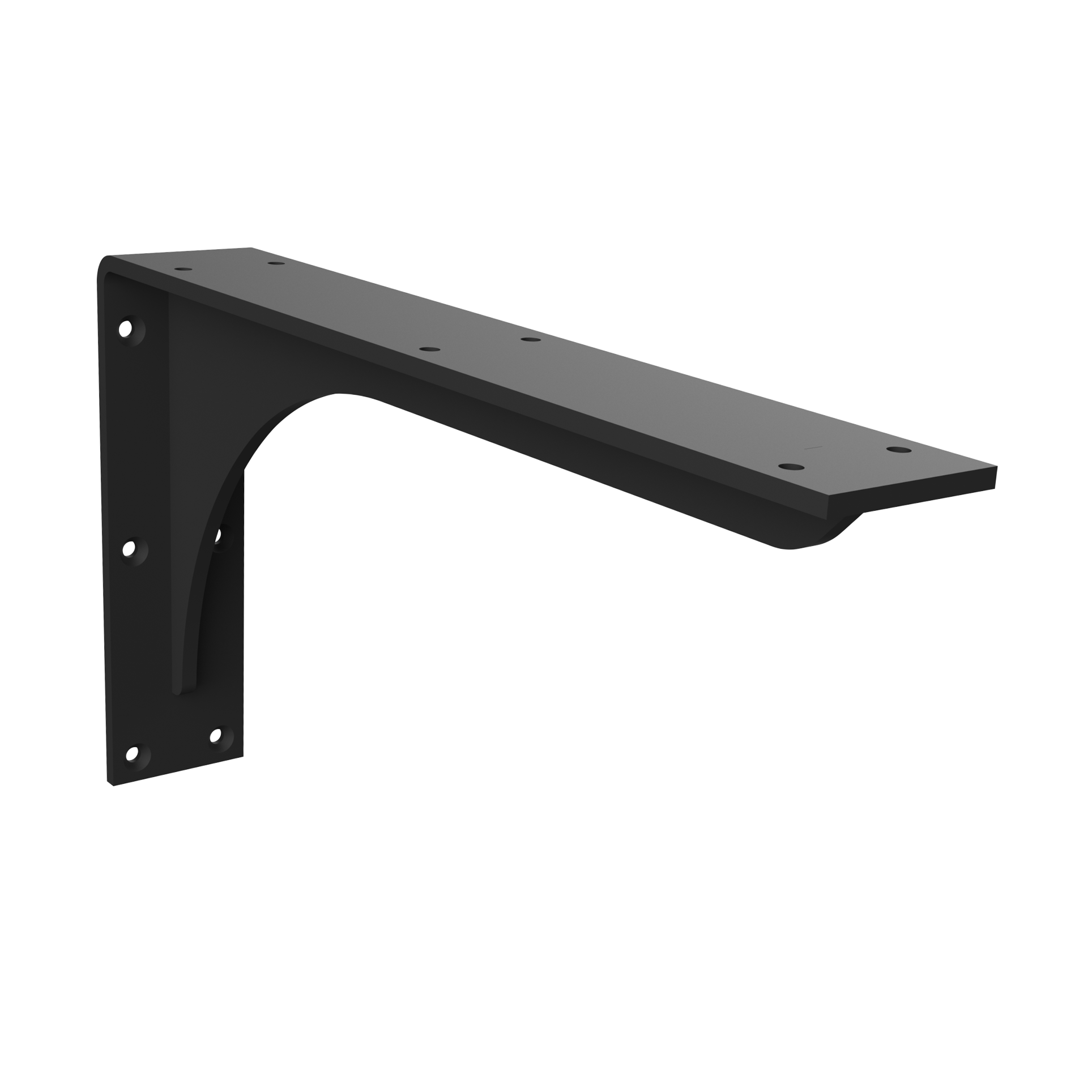 Heavy Duty Floating Bench Bracket | IronSupports.com - Iron Supports