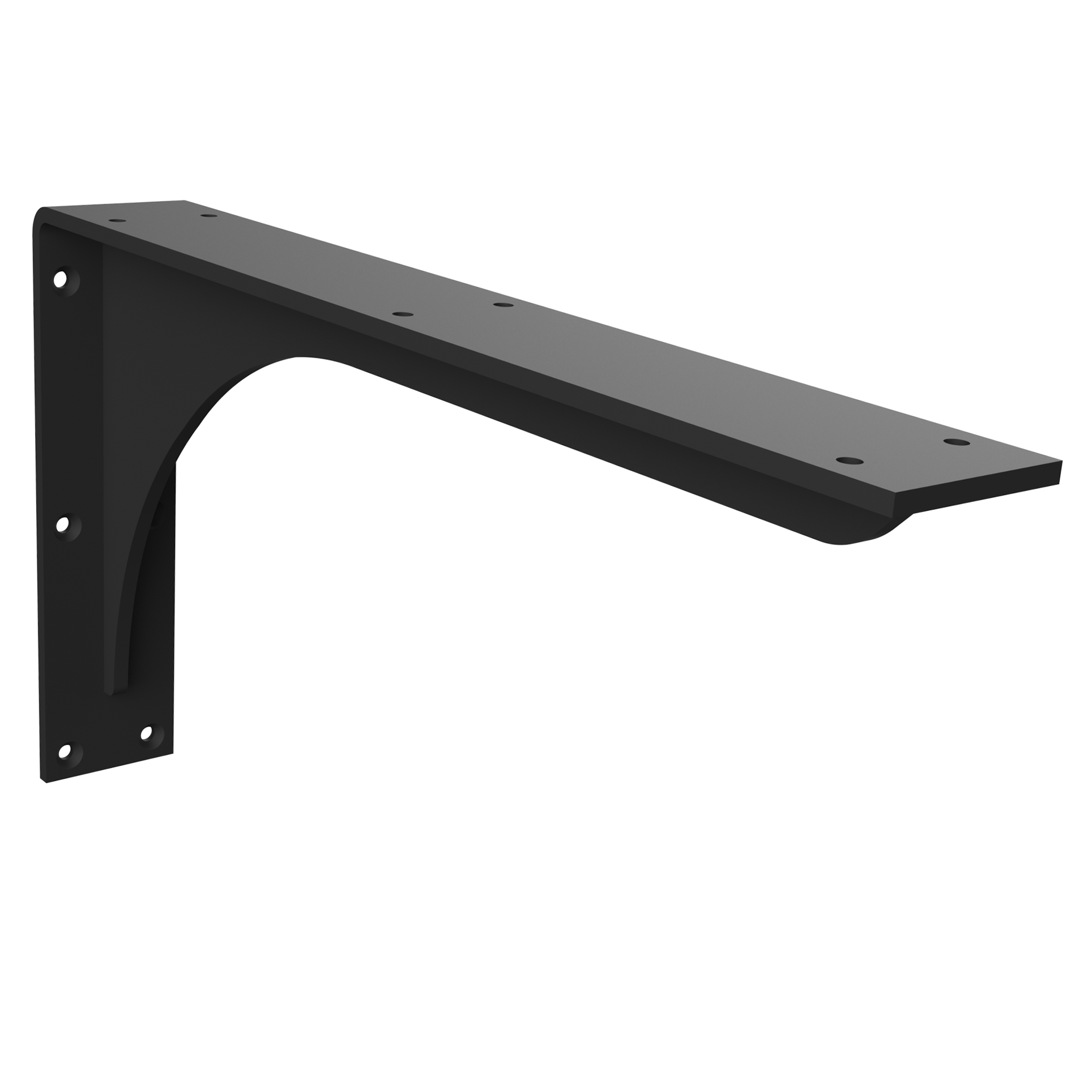 Heavy Duty Floating Bench Bracket | IronSupports.com - Iron Supports