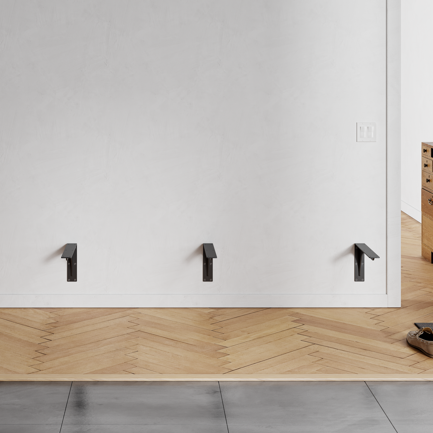 Heavy Duty Floating Bench Bracket