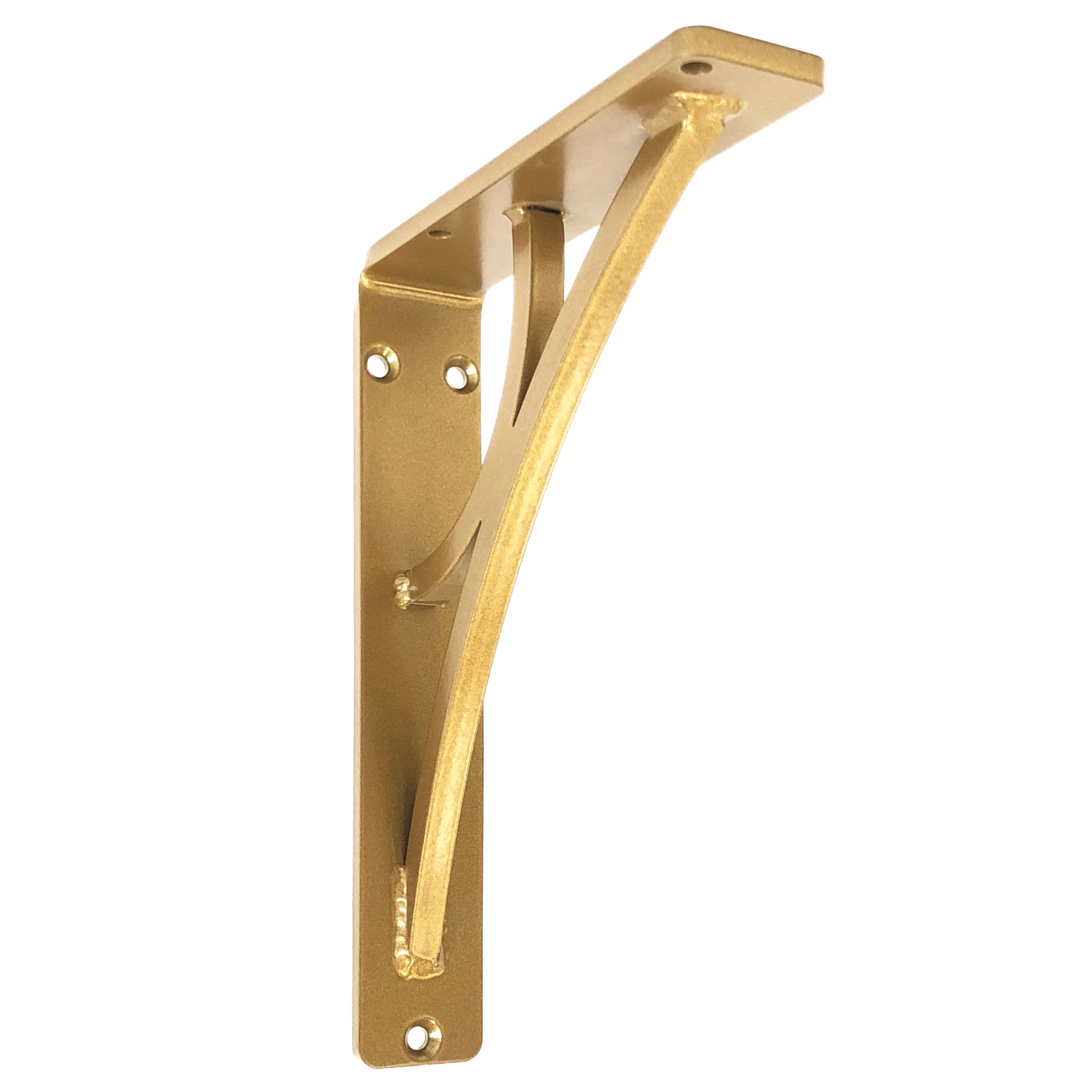 Eclipse Metal Shelf Bracket - 6 Sizes & 5 Finish Options - Iron Supports