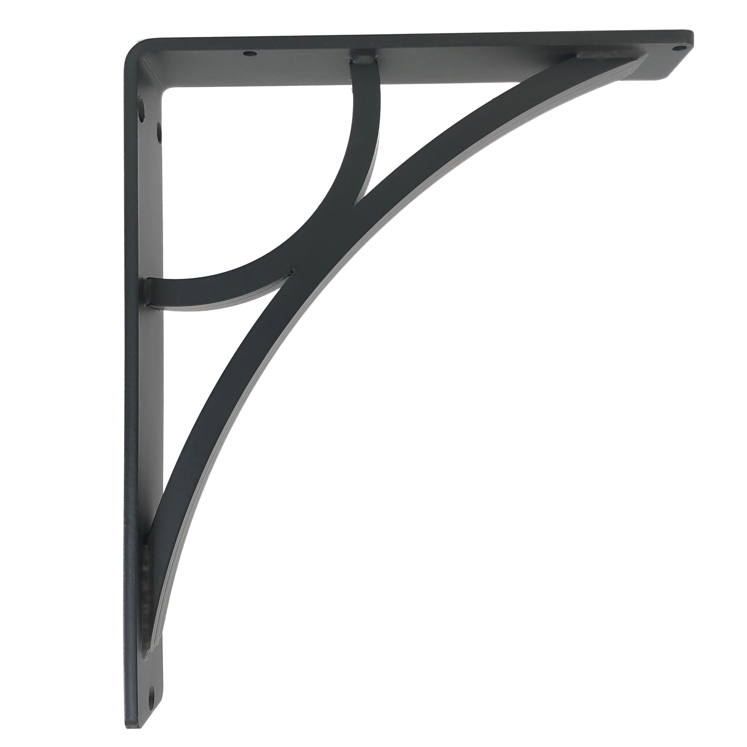 Eclipse Iron Corbel 2in Wide Countertop Support Bracket - Iron Supports