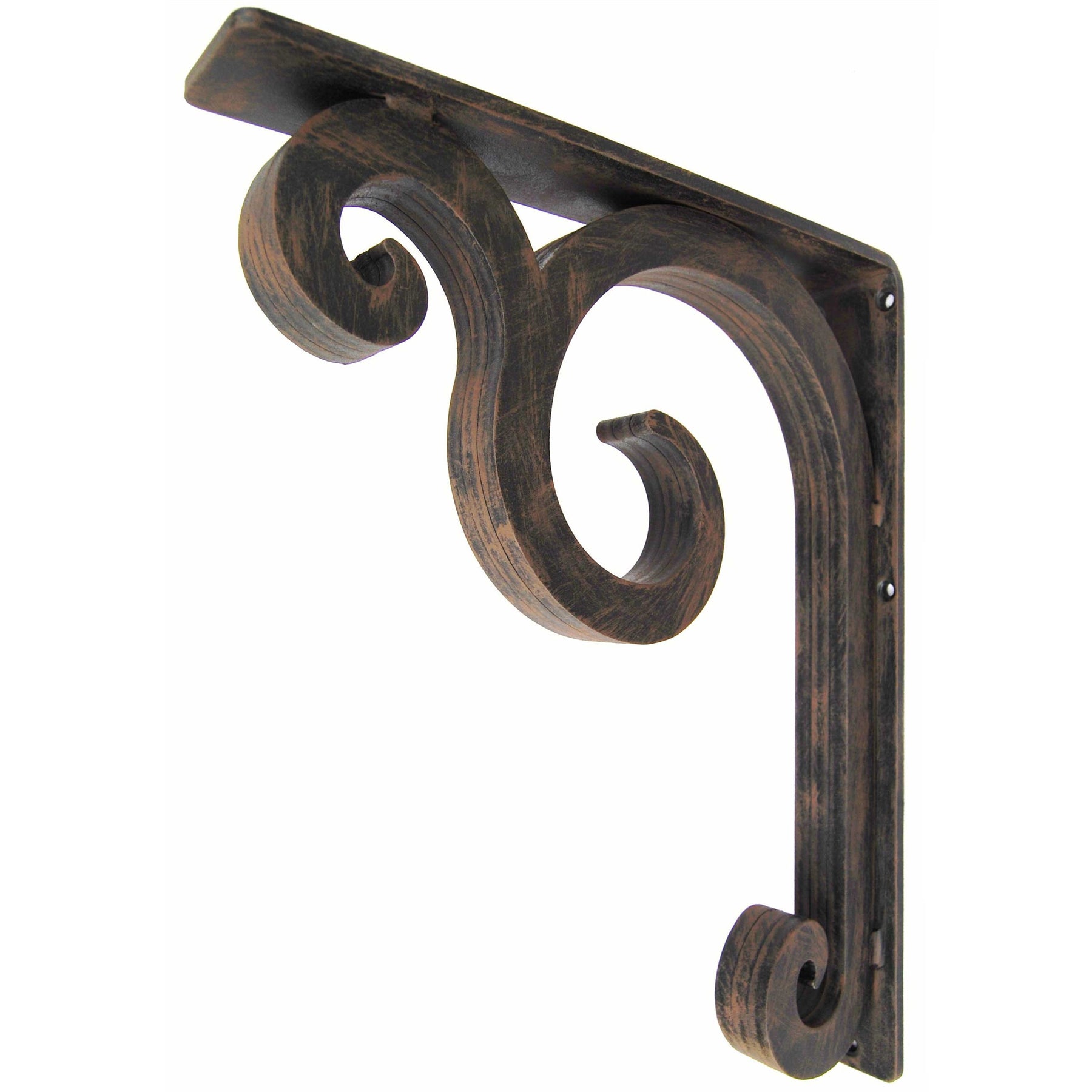 Keaton Iron Corbel 2in Wide Countertop Support Bracket in 4 Sizes, 7 ...